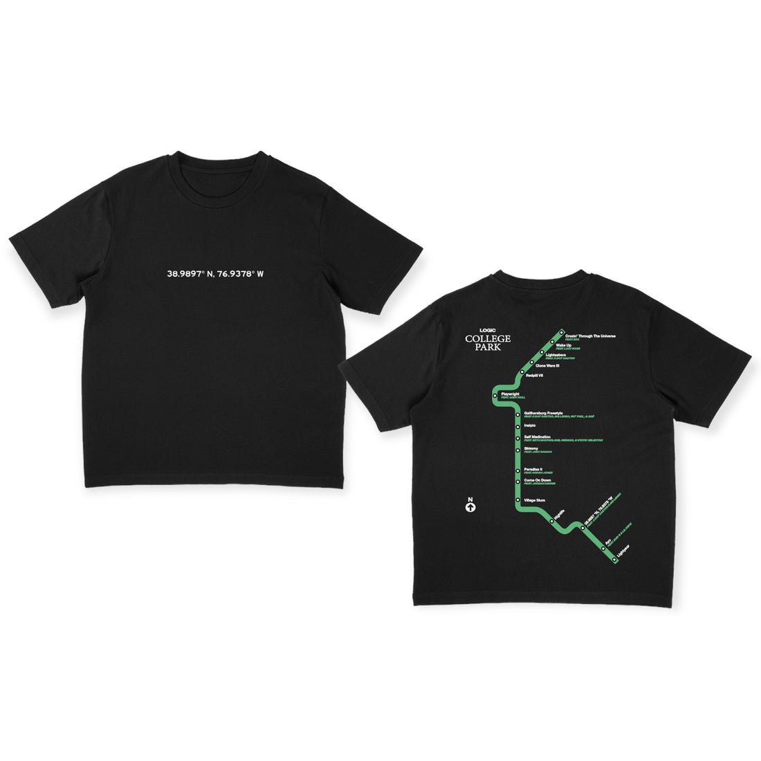 Subway Coordinates T-Shirt – Logic